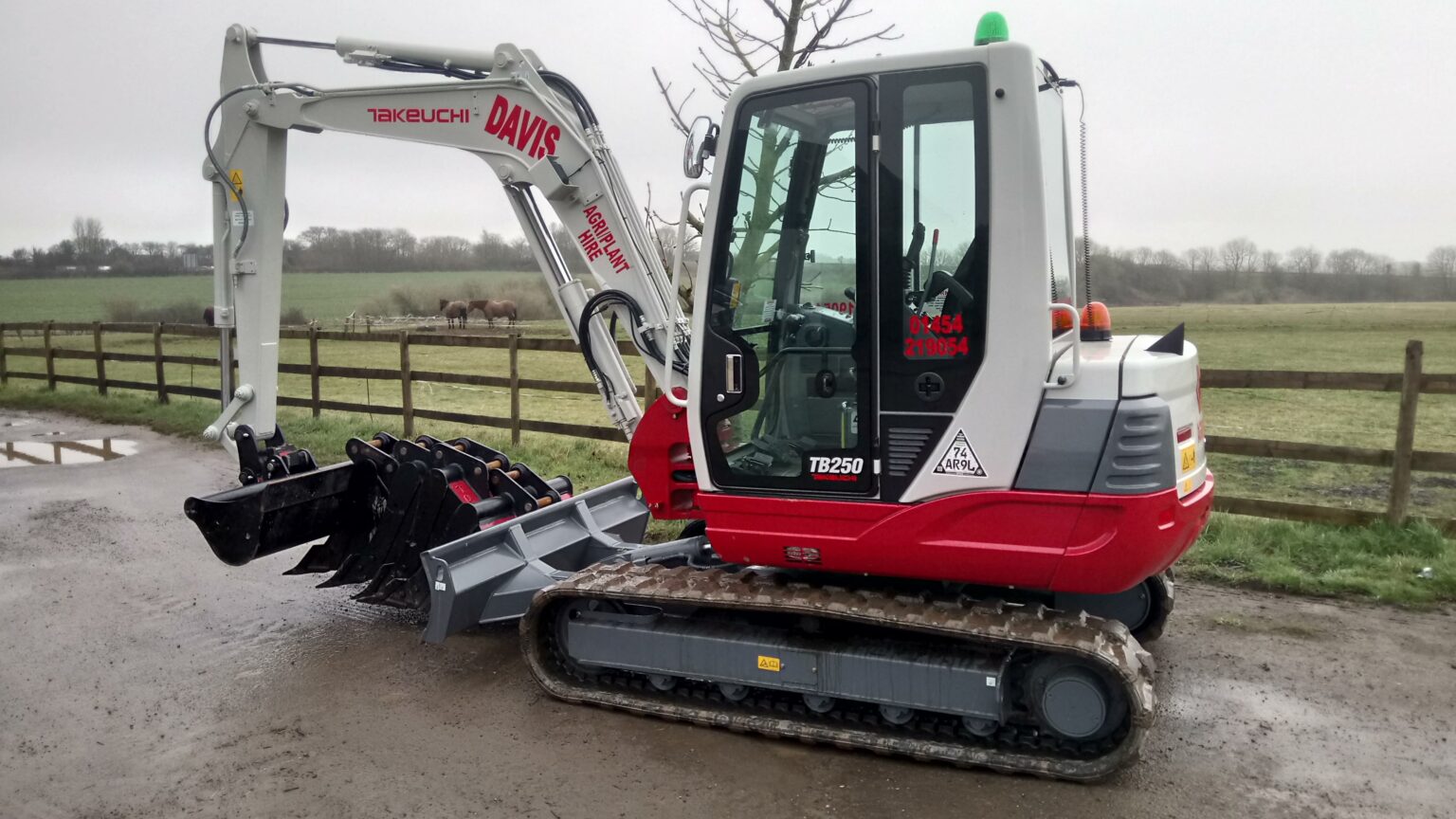 Excavation - 10 - Takeuchi TB250 5T Excavator | DAP HIRE
