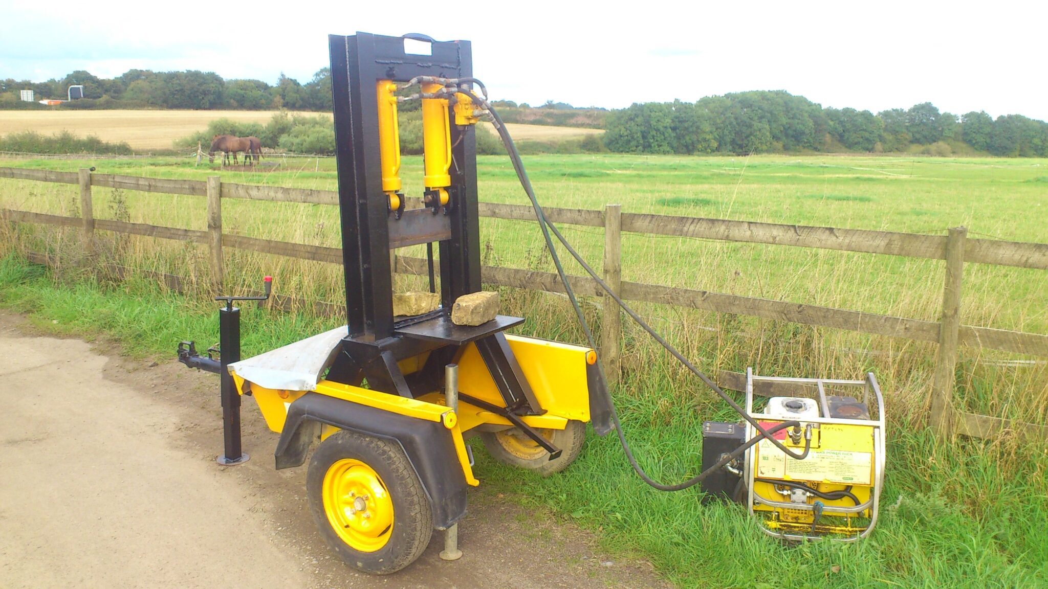 Towable and Small - 4 - Towable Hydraulic Stone Cropper | DAP HIRE